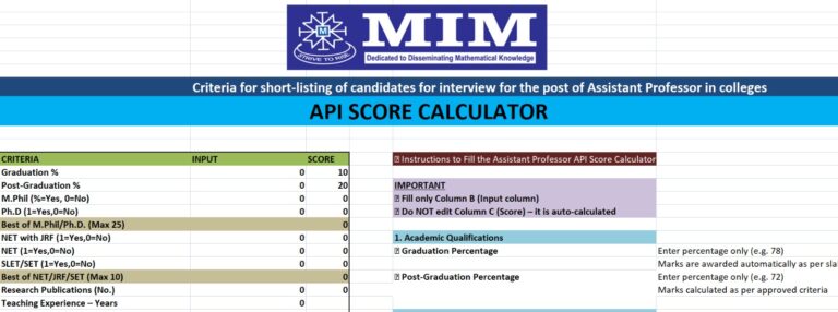 PPSC Assistant Professor Maths Coaching Chandigarh | MIM Academy